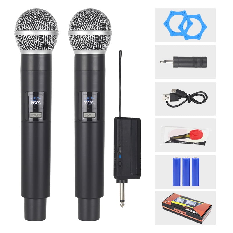 Wireless Microphone 1-to-2 Handheld, Model 58, for Meeting Live ...