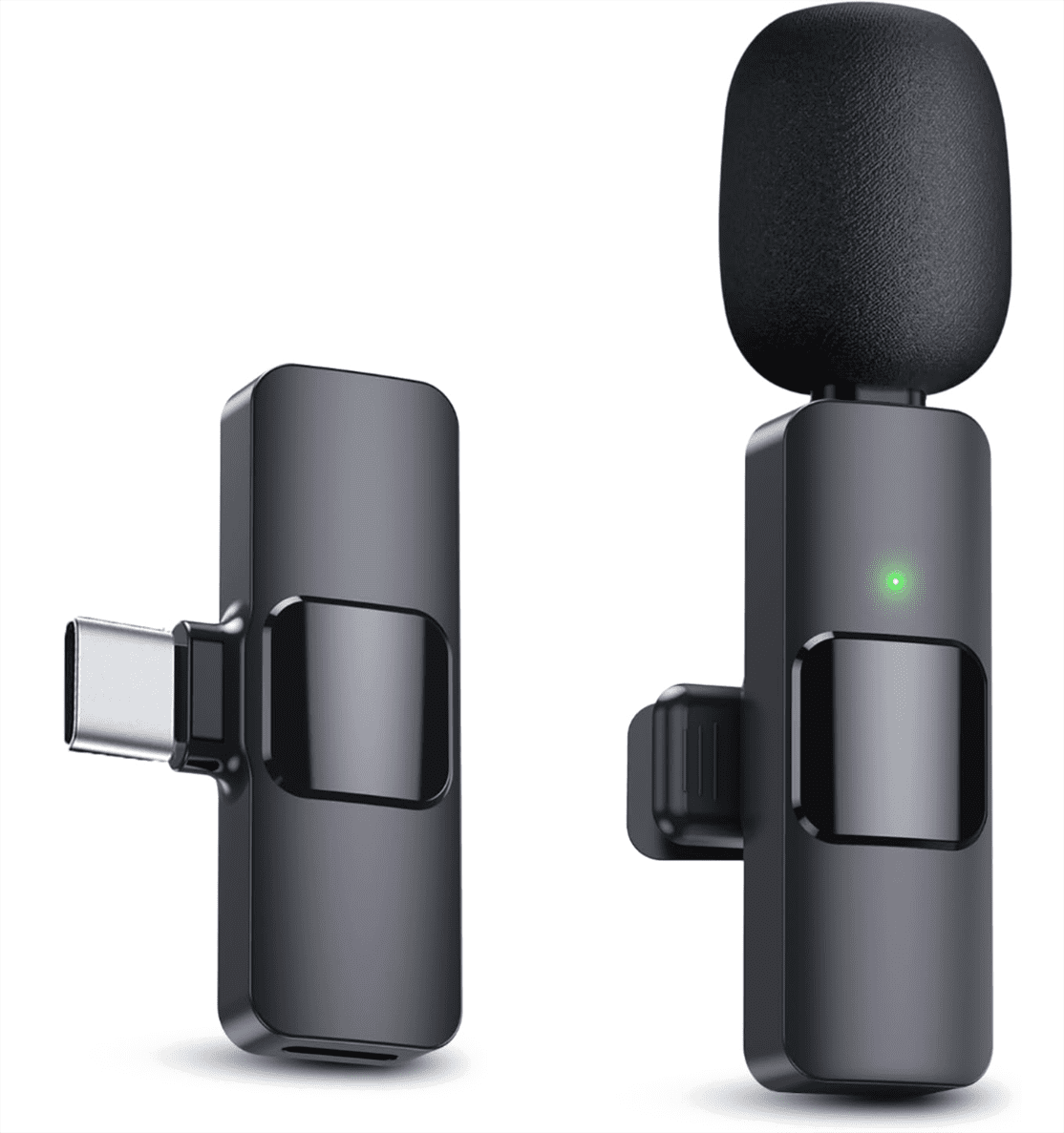 Wireless Microphone for Android/Laptop, Mini Microphone, Microphone for ...