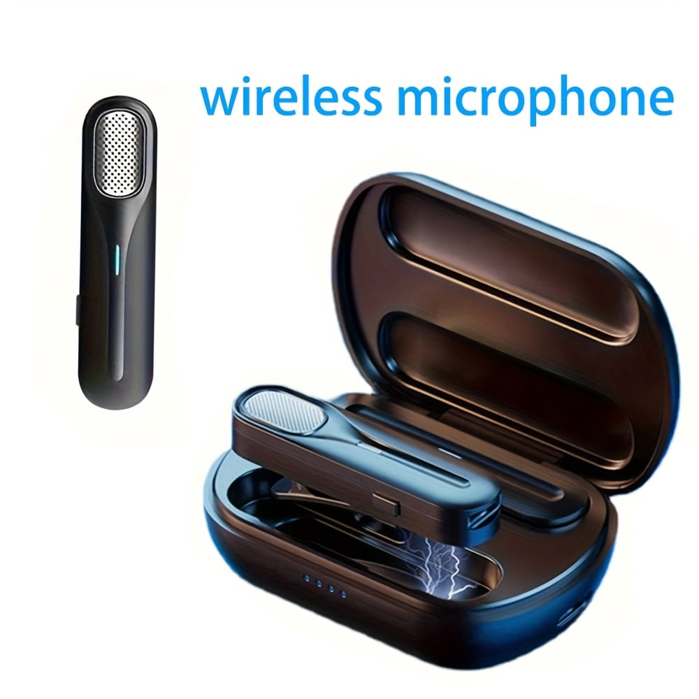 Wireless Microphone for Android/iPhone, Lavalier Microphone with ...