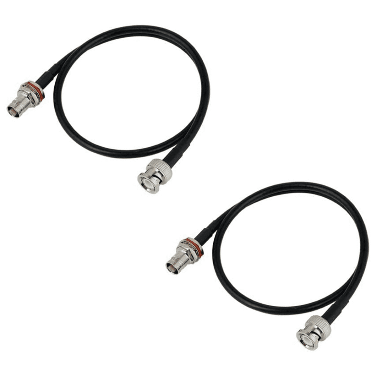 Wireless Microphone Antenna Extension Cable 2ft with BNC Connector, 2 ...