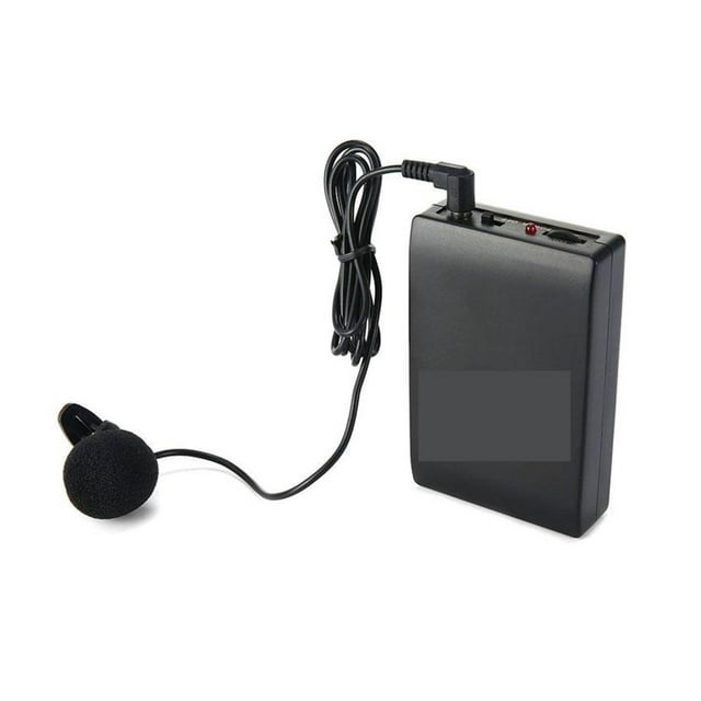 Wireless Microphone Collar Clip-on Portable Neck Mic with Fm ...
