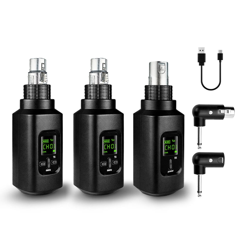 Wireless Microphone Converter XLR Transmitter And Receiver Microphone ...