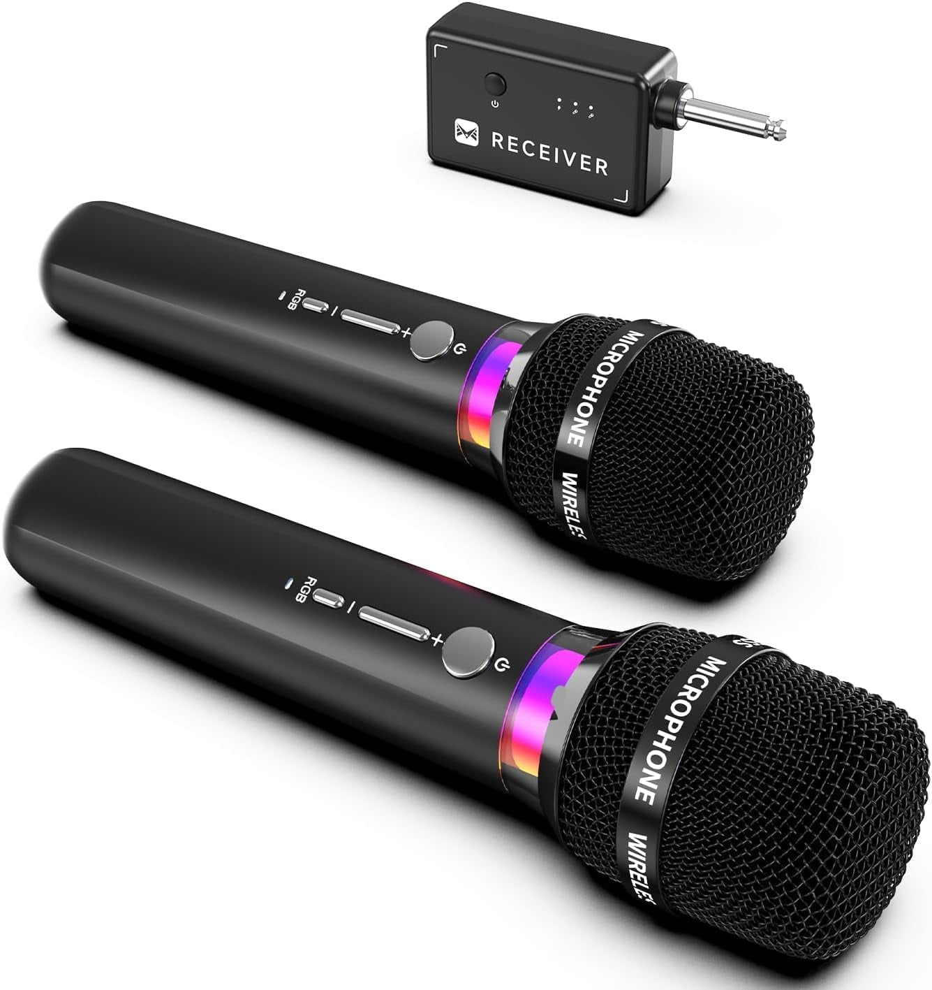 Wireless Microphone, Rechargeable Wireless Microphones with One-to-One ...