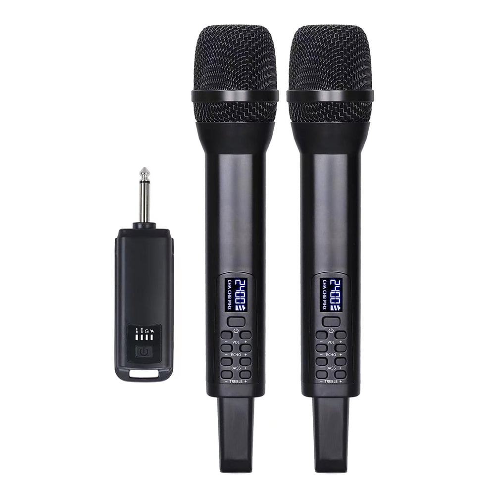 Wireless Microphone System with Handheld Mic Professional Dynamic ...