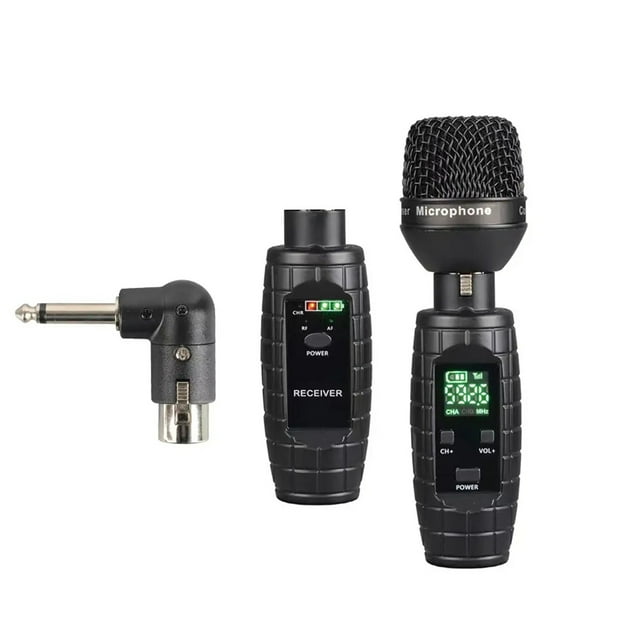 Wireless Microphone System Wireless Transmitter and Receiver Wireless ...