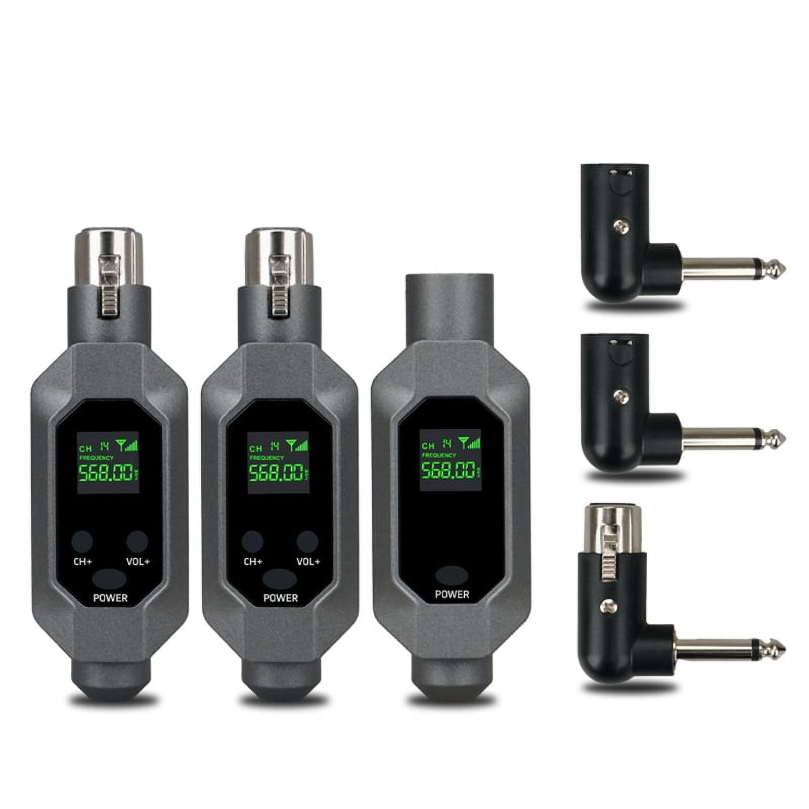 Wireless Microphone Transmitter Receiver Plugged Into Xlr Wireless ...