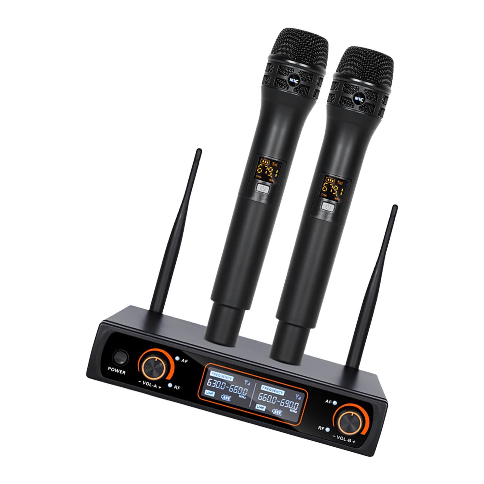 Wireless Microphone Two User Simultaneous Use For Family Gatherings ...
