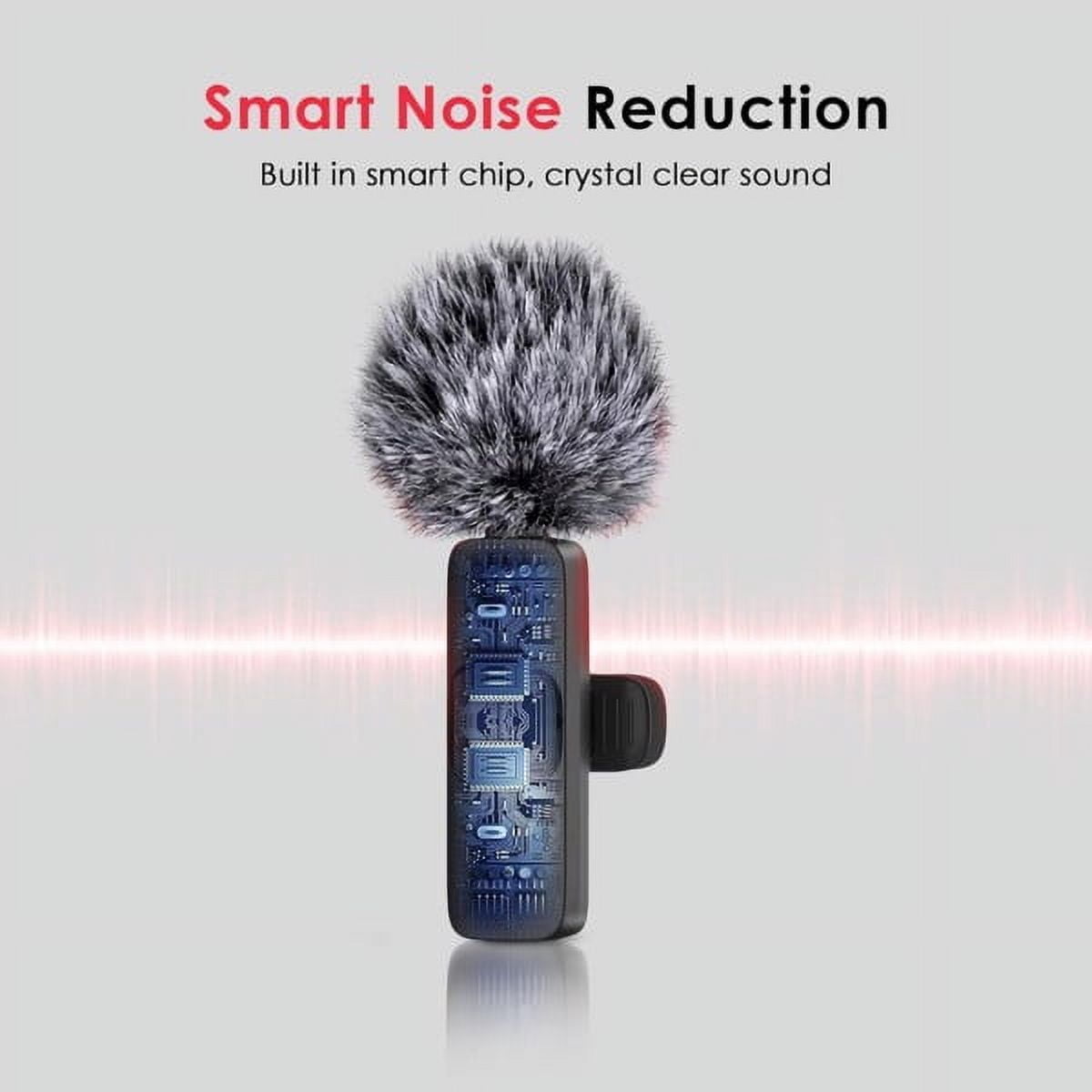 Wireless Microphone for iPhone, iPad, Android, Lavalier Microphone for ...