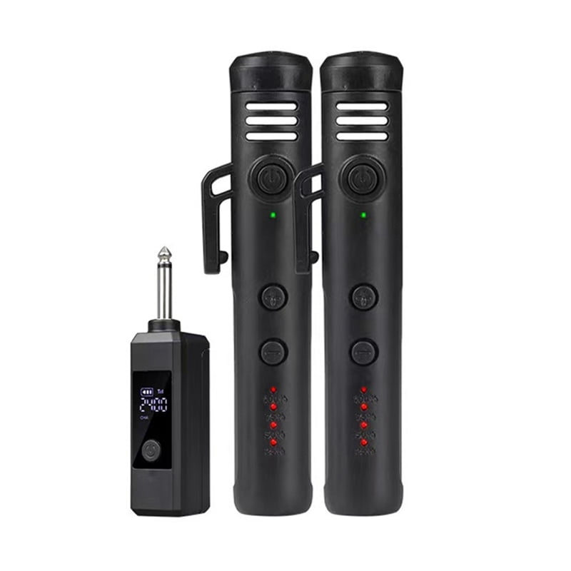 Wireless Microphone with 3.5mm Converter Adapter Neck-Hanging Teaching Microphone Outdoor Live ...