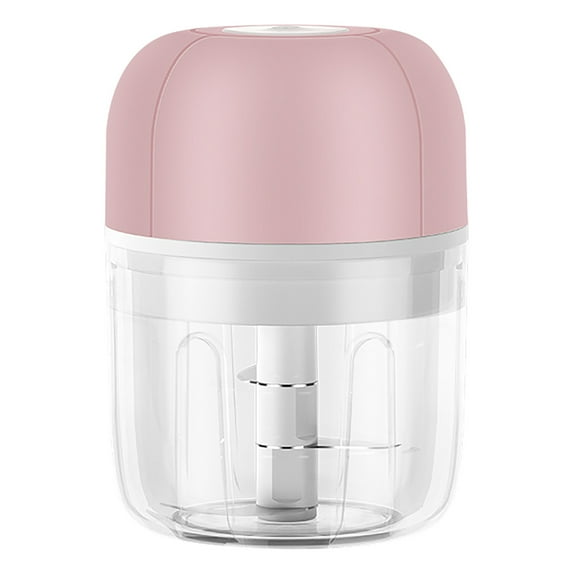Wireless Mini Electric Chopper 3.7 Inch, Usb Rechargeable Garlic Veggie ...