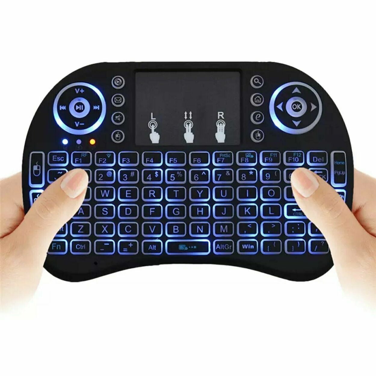 Vital Deals 2.4 GHz Wireless Mini Keyboard, Remote Control Touchpad ...