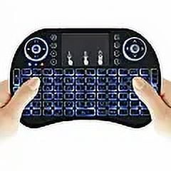 Wireless Mini Keyboard Remote Control Touchpad Smart TV Android TV Box ...