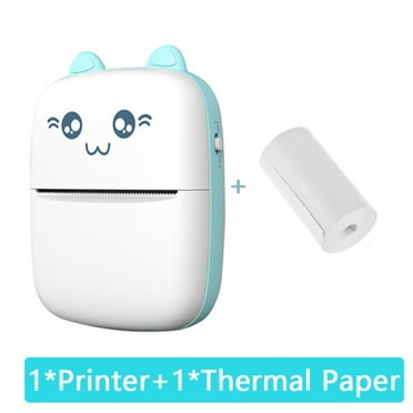 eWonLife Mini Printer, Wireless Portable Sticker Printer Therma ...