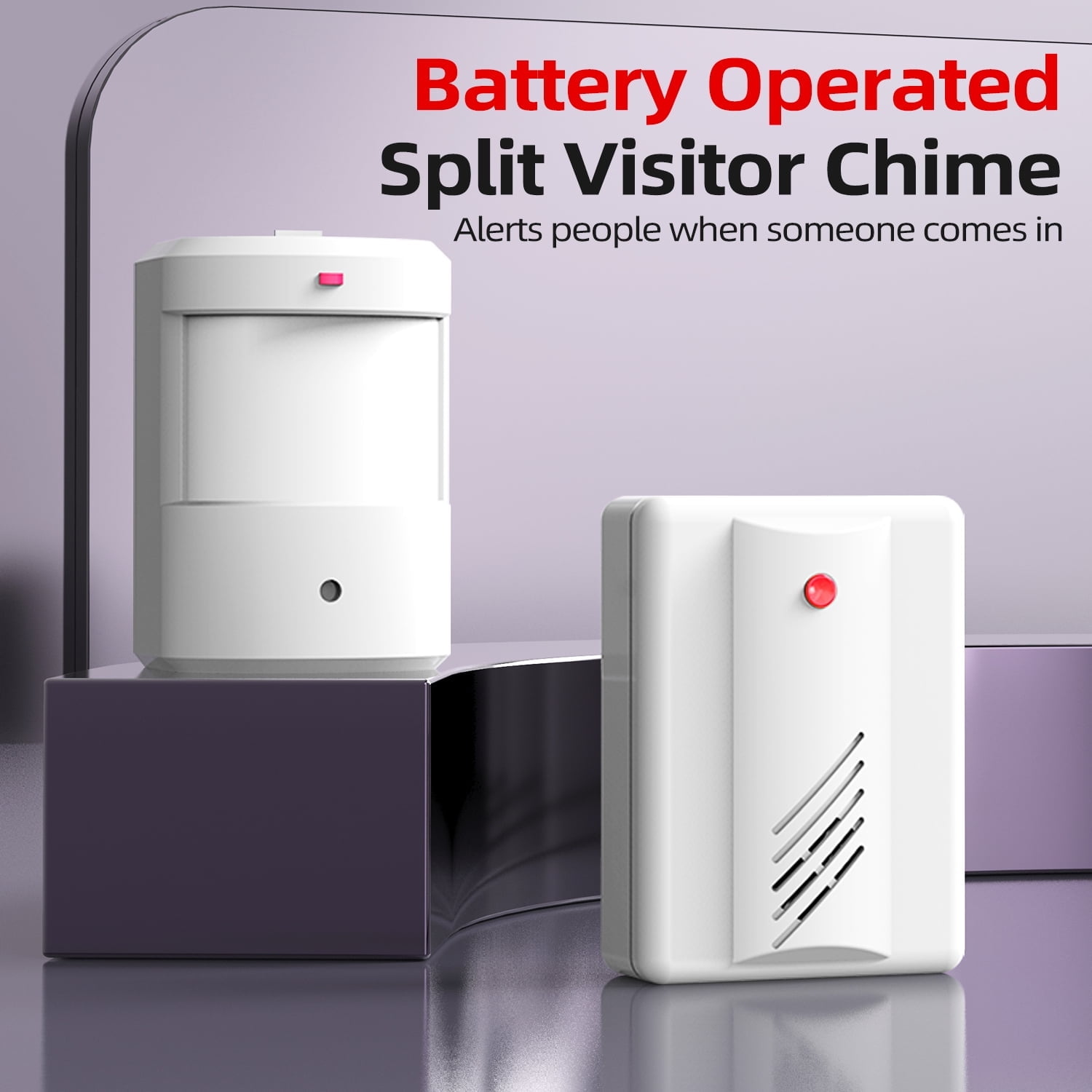 Wireless Motion Sensor Car Alarm Battery Operated Doorbell Motion ...