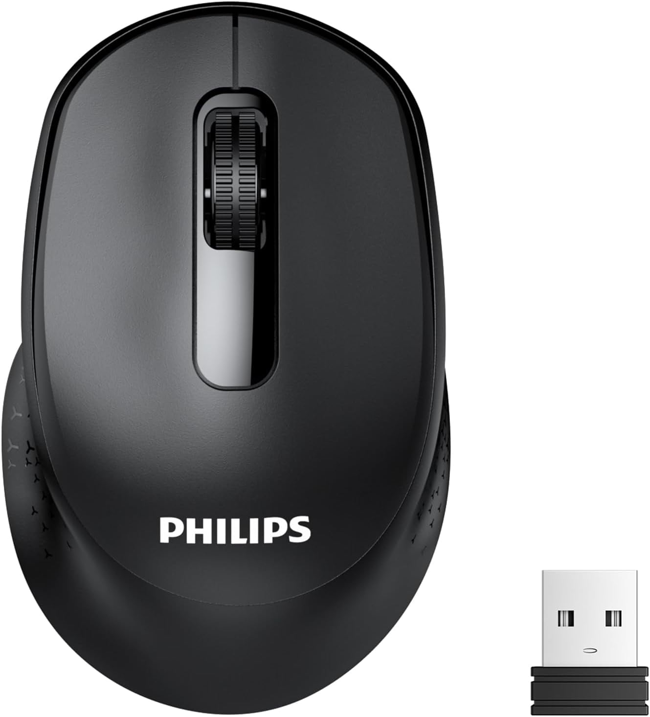 Wireless Mouse,2.4G&BT5.2/3.0 Ergonomic Computer Mouse with USB ...