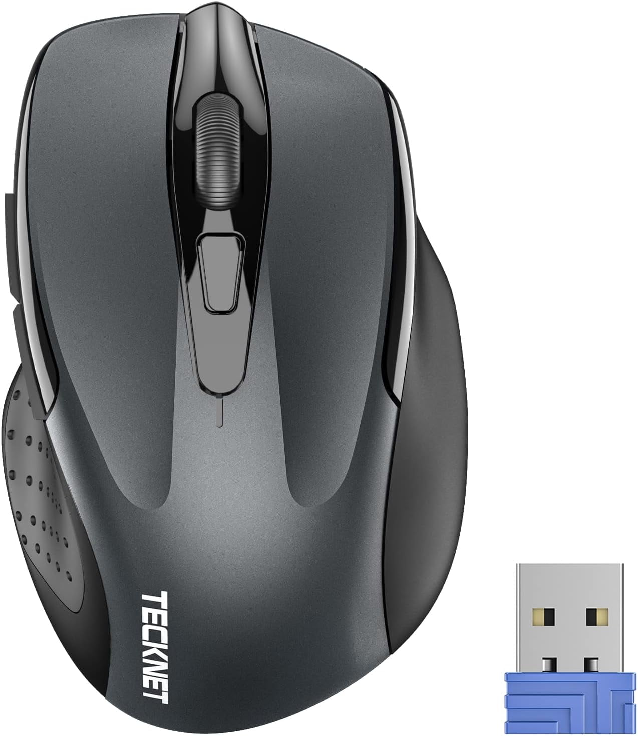 Wireless Mouse, 2.4G Ergonomic Optical Mouse, Computer Mouse for Laptop ...