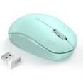 Wireless Mouse, 2.4G Noiseless Mouse with USB Receiver - Portable ...
