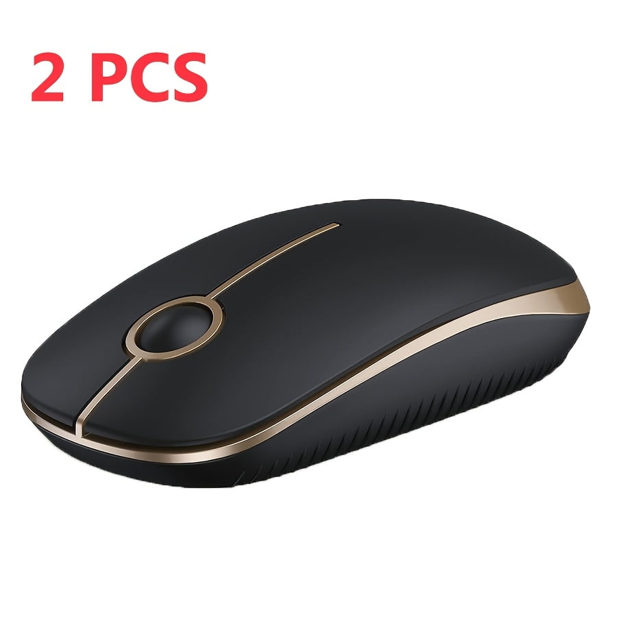 Wireless Mouse 2.4G Slim Portable Computer Mouse With Nano Receiver ...