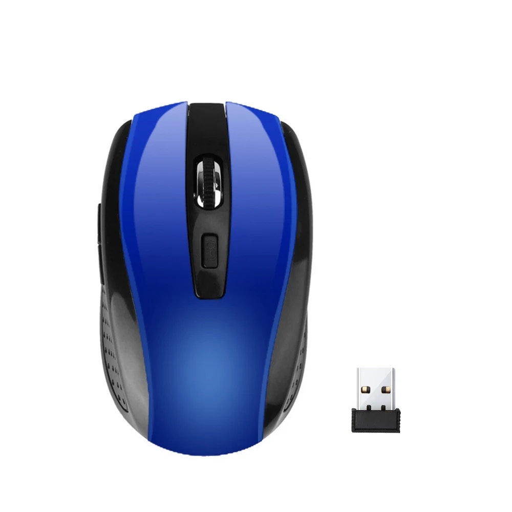 Wireless Mouse 2.4G USB Computer Mouse Compact Optical Cordless Mouse 6 ...