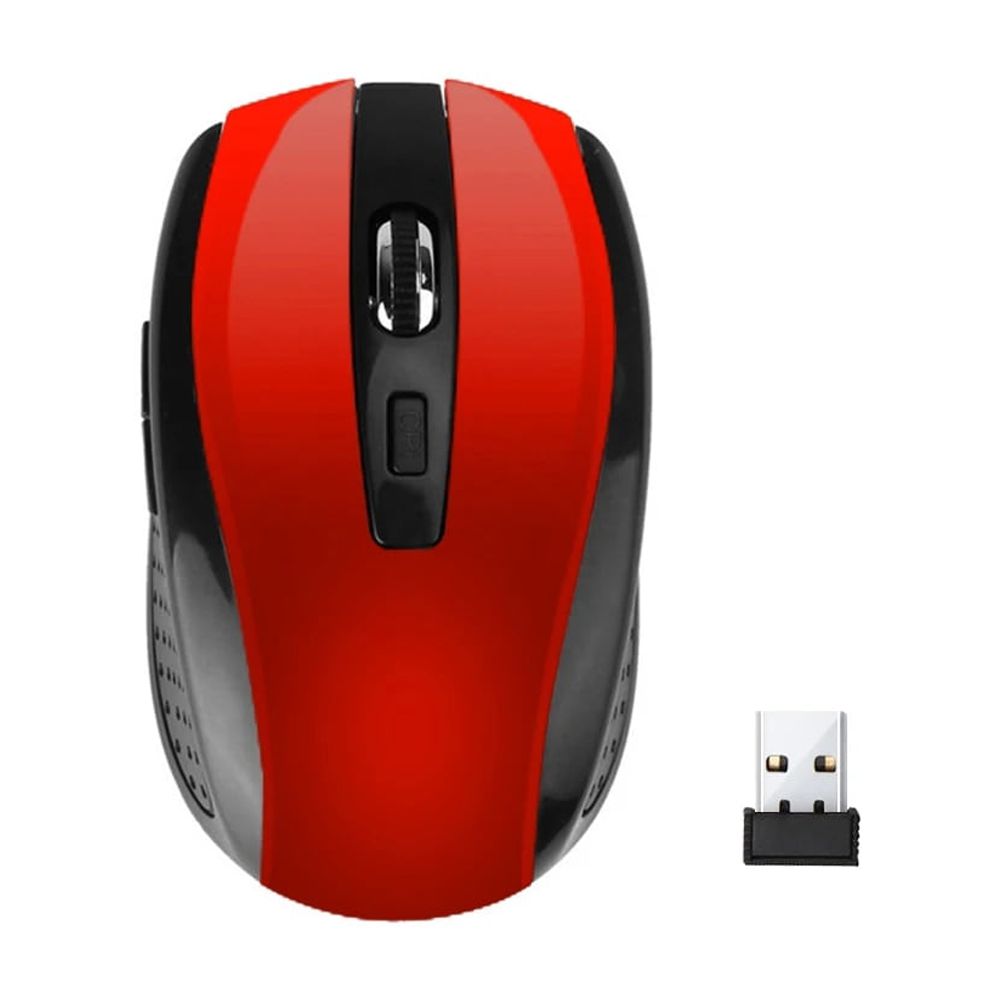 Wireless Mouse 2.4G USB Computer Mouse Compact Optical Cordless Mouse 6 ...