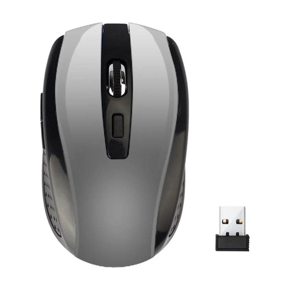 Wireless Mouse 2.4G USB Computer Mouse Compact Optical Cordless Mouse 6 ...