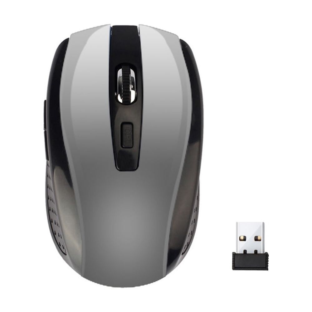 Wireless Mouse 2.4G USB Computer Mouse Compact Optical Cordless Mouse 6 ...