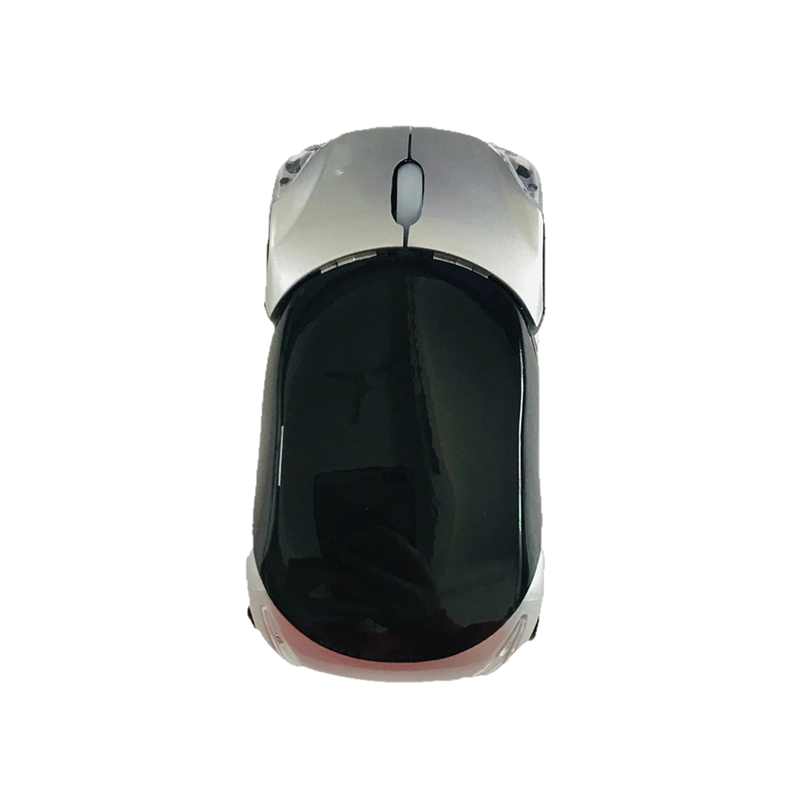 Wireless Mouse, 2.4GHz 1600 DPI Sport Car Shape Silent Mouse with USB ...