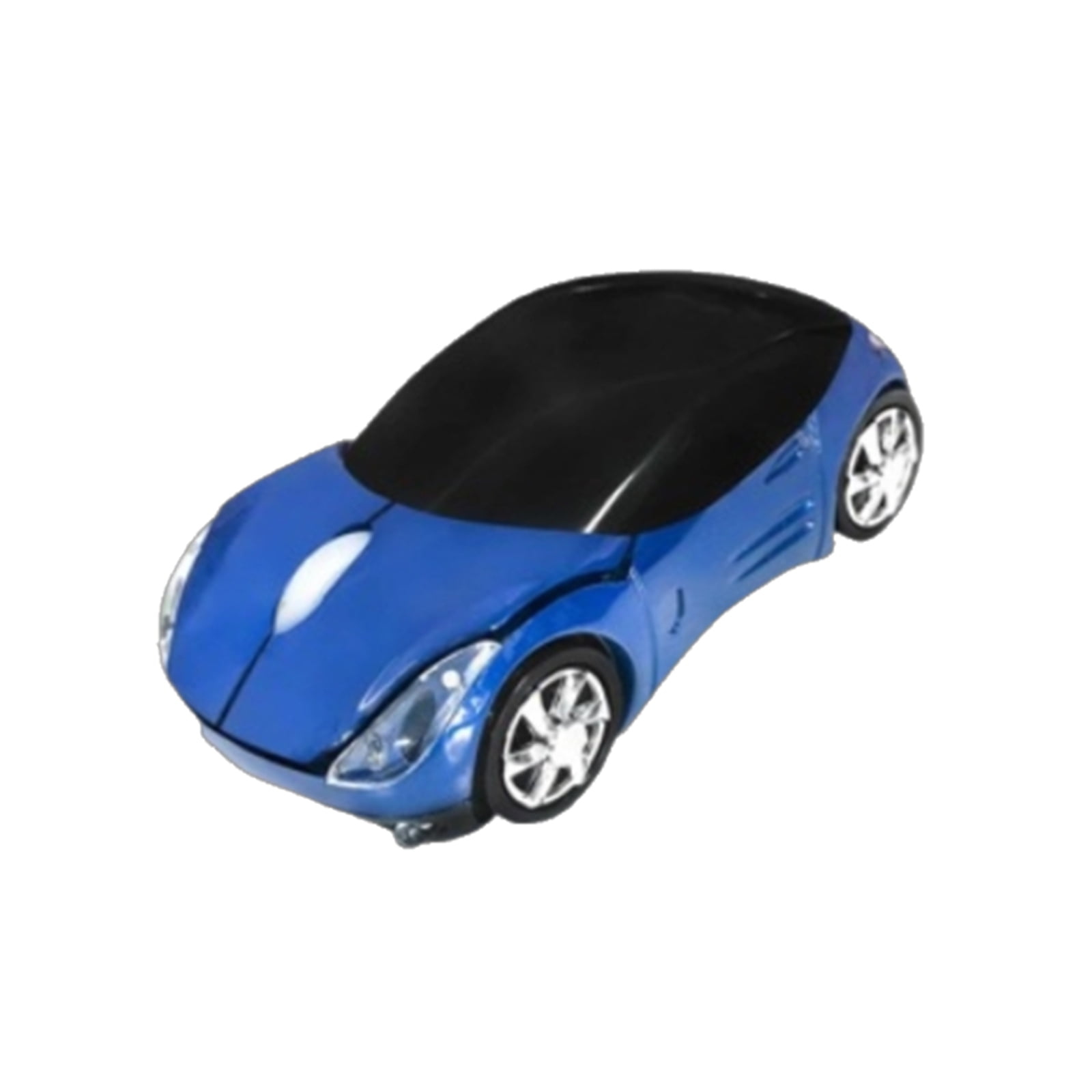 Wireless Mouse, 2.4GHz 1600 DPI Sport Car Shape Silent Mouse with USB ...
