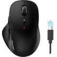 Wireless Mouse Bluetooth 5.0/3.0 & 2.4G Rechargeable, Silent Clicks ...