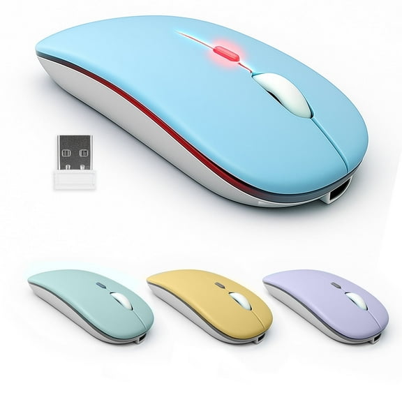 STARLIGHT- 2.4G Wireless Mouse Usb Rechargeable Bluetooth-Compatible ...