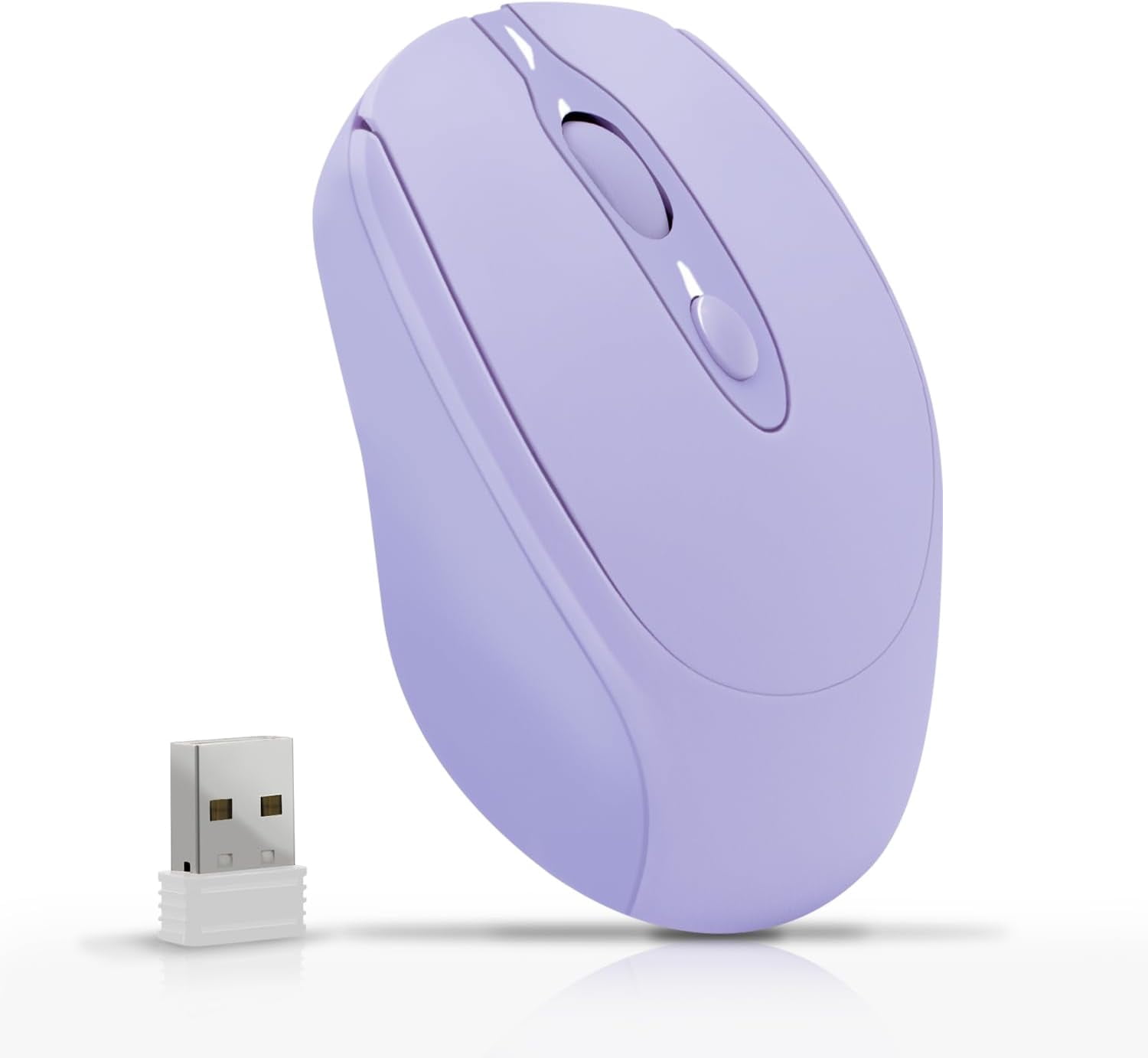 Wireless Mouse, Computer Mice with Bluetooth 5.2 & 2.4G Dual Mode ...