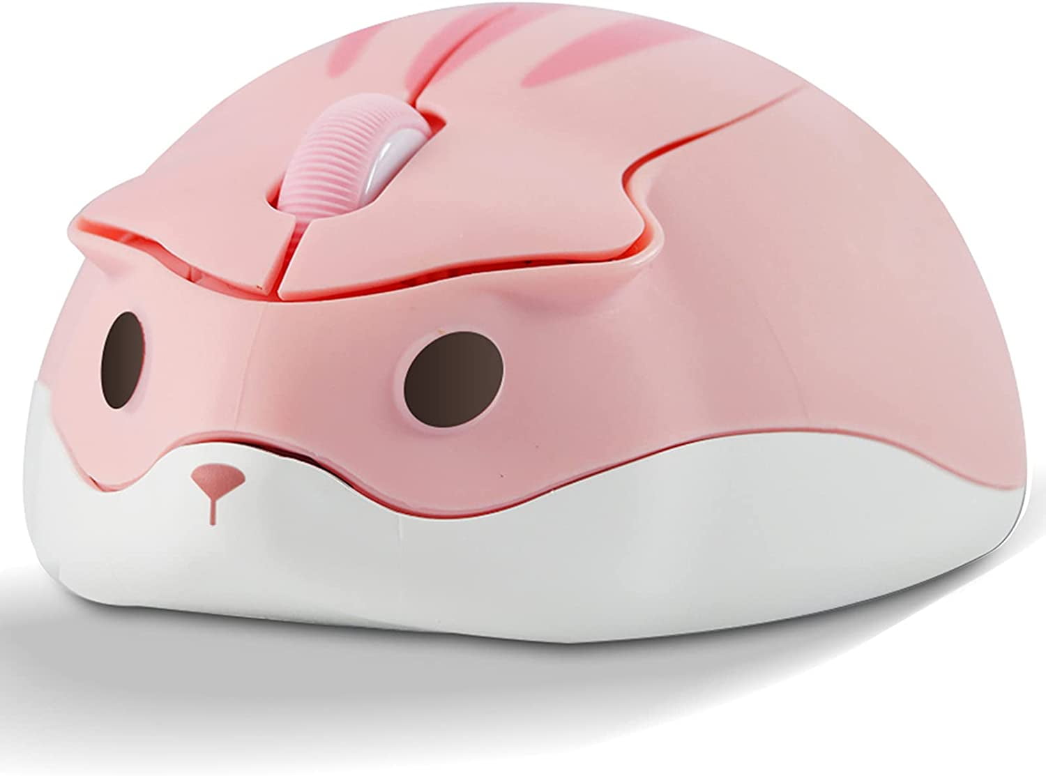 Wireless Mouse Cute Hamster Shape Mini Silent Ergonomic Design 2.4GHz ...