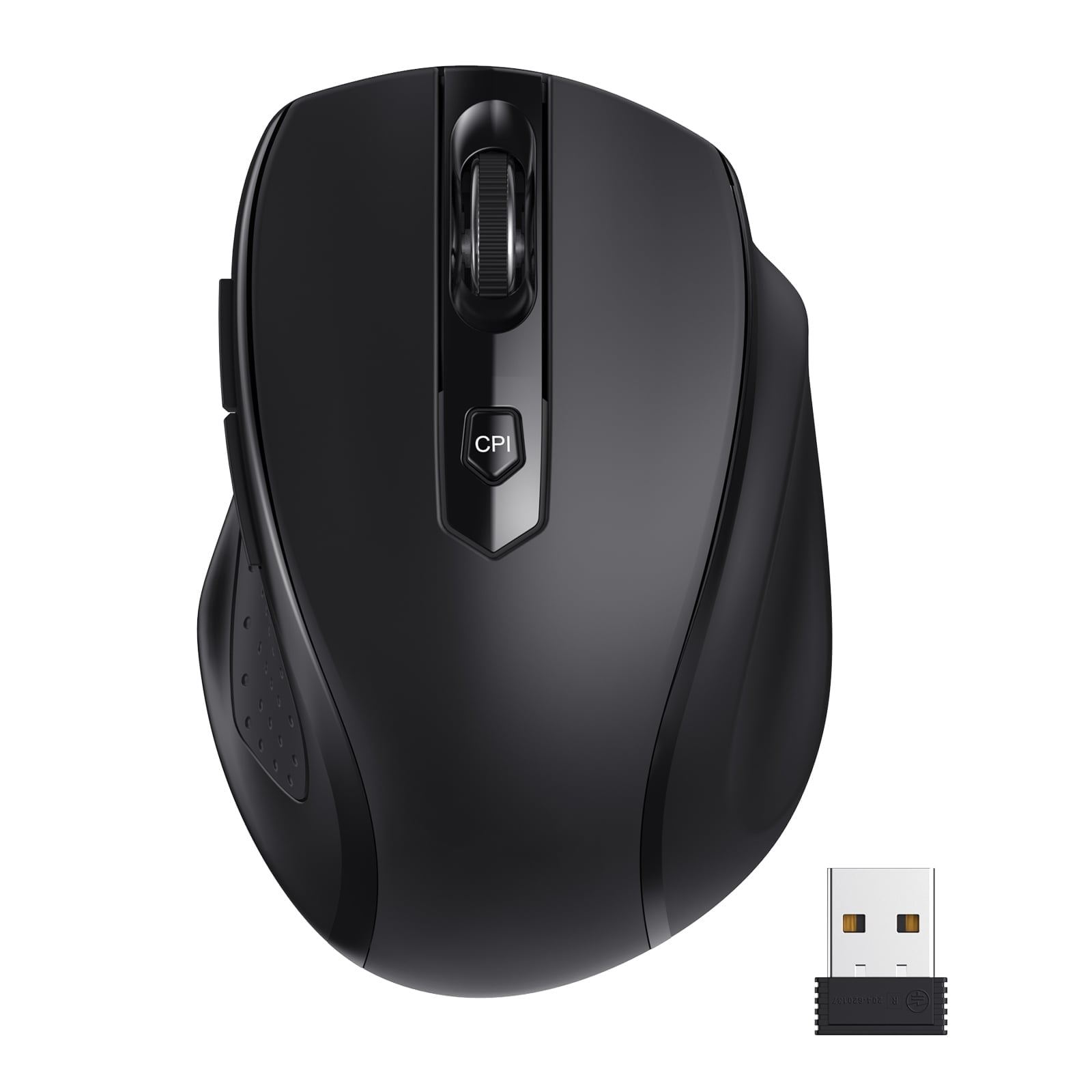 Wireless Mouse,Ergonomic Computer Mouse 2.4G with USB Receiver, 5 ...