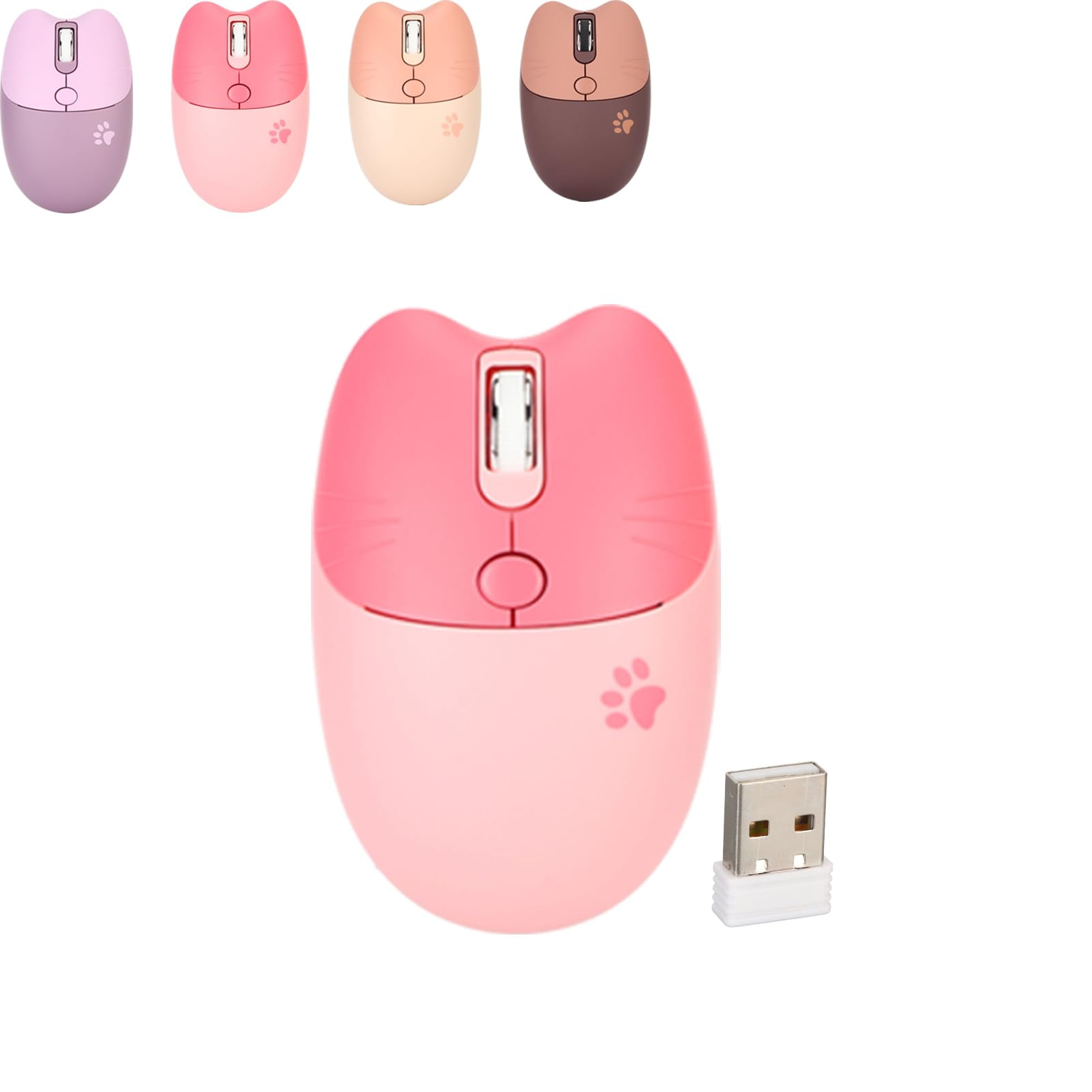 Wireless Mouse, Ergonomic Mouse, Wireless Compact Silent Mouse with ...