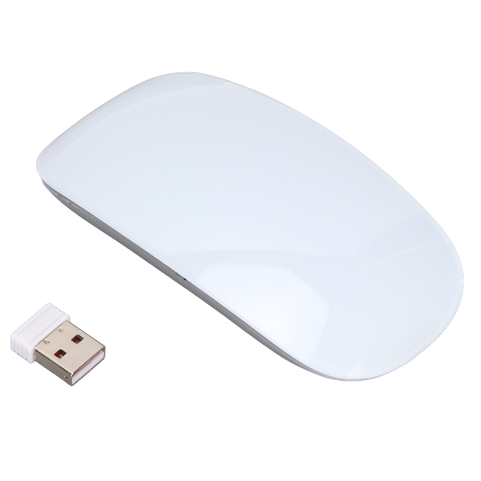 Wireless Mouse Lightweight Ultra Thin 2.4G Mute Button Touch Scrolling ...