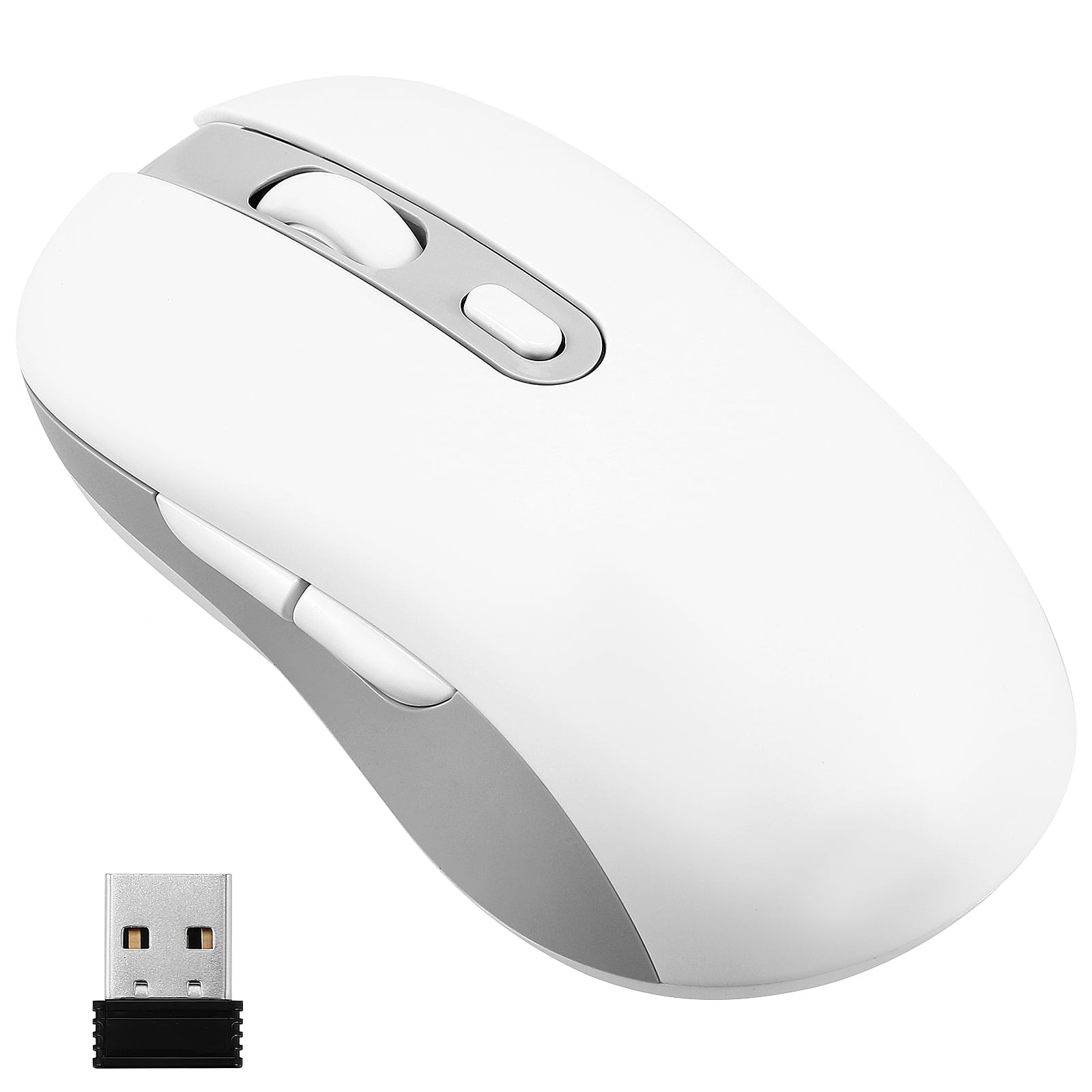 HEMOTON Rechargeable Wireless Mouse for Computer Working with Ergonomic ...