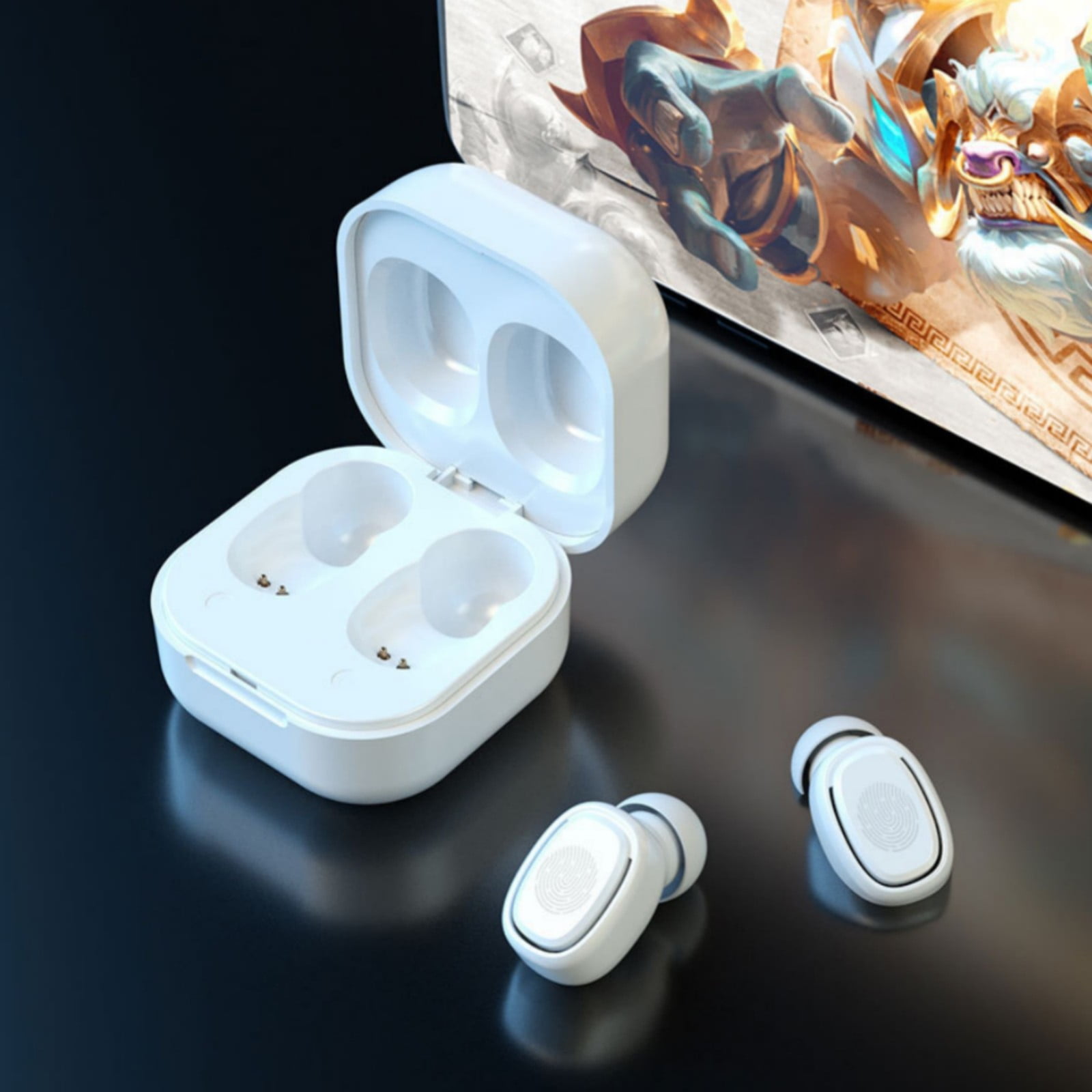 Wireless Music Bluetooth Headphones Bluetooth 5.2 Transparent Digital ...