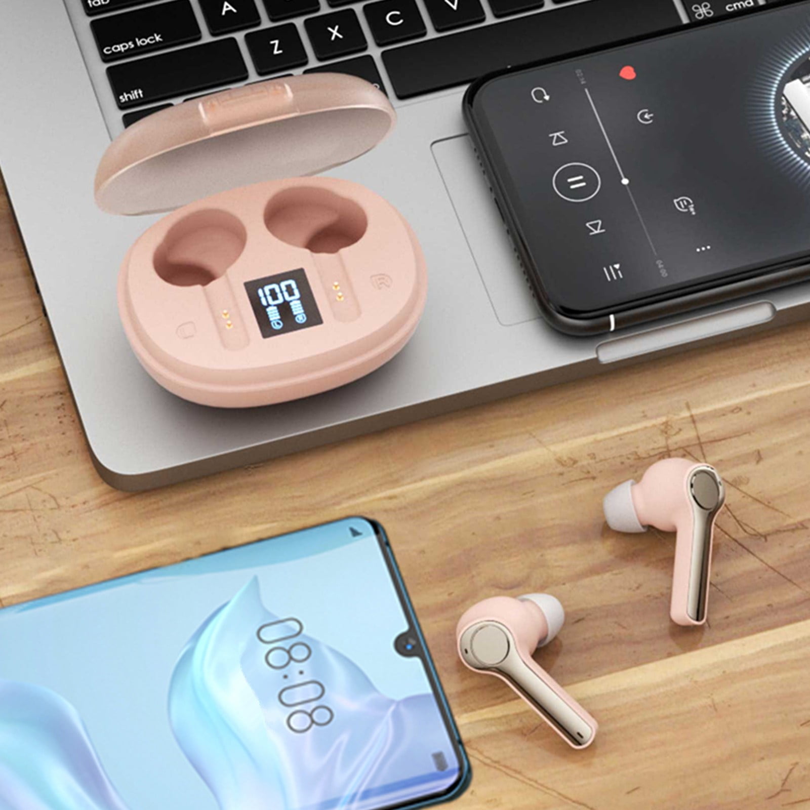 Wireless Music Bluetooth Headphones Stereo Esports Gaming Stereo Left ...