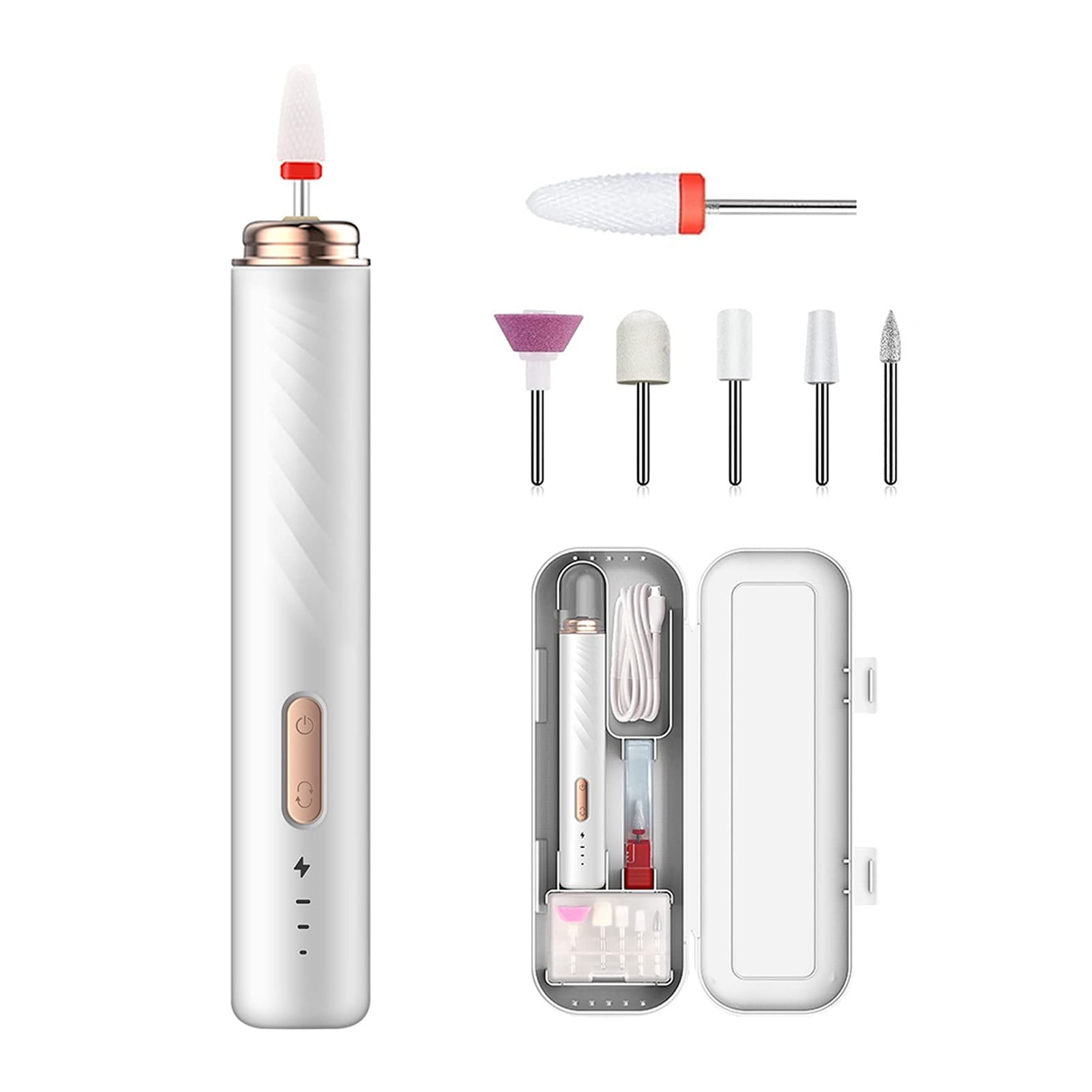 Wireless Nail Drill, Electric Nail Drill Machine With Ceramic Drill Bit ...