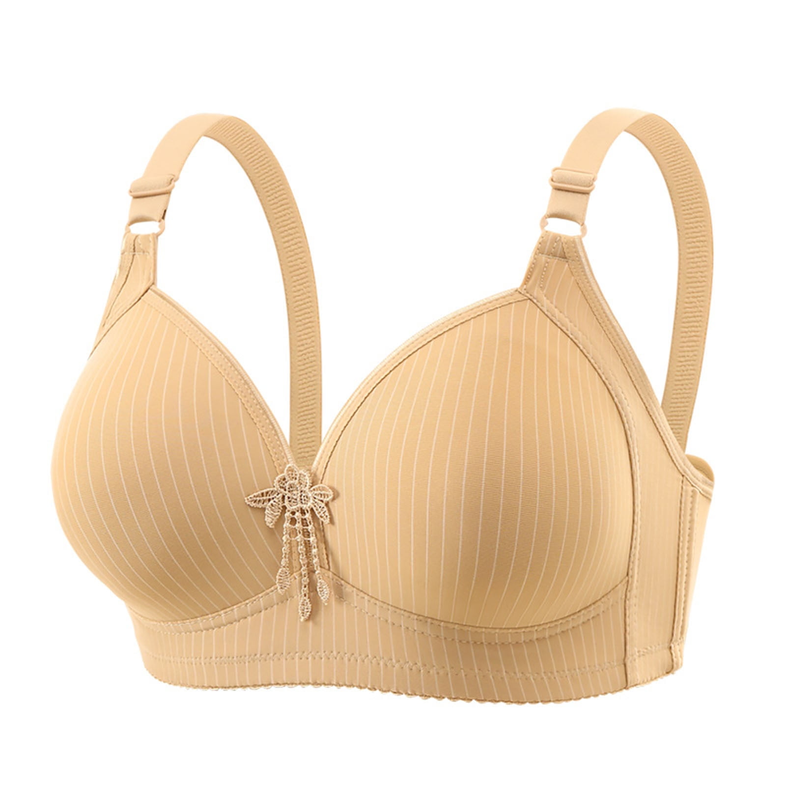 Wireless No Underwire Everyday Bra for Women Comfortable Full Cup Push ...