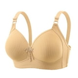 Wireless No Underwire Everyday Bra for Women Comfortable Full Cup Push ...