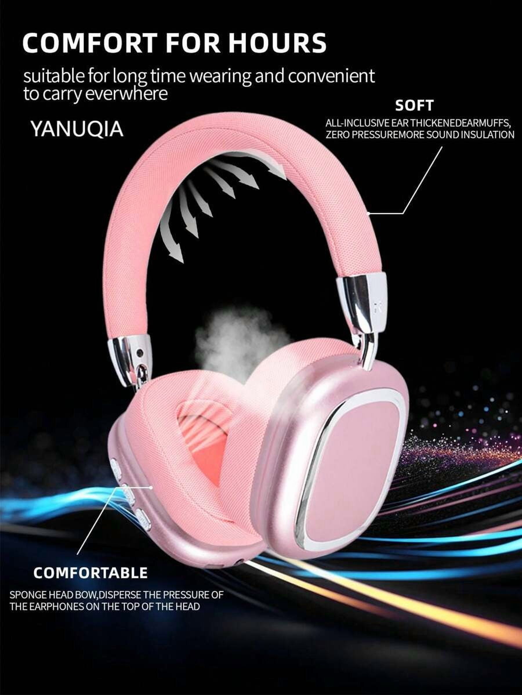 Wireless Noise-Canceling Headphones - Bluetooth Headband with ...