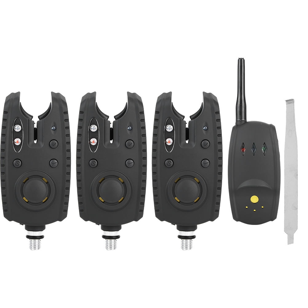 Wireless Outdoor Fisherman's Bell & Receiver Set with 3 Transmitters ...