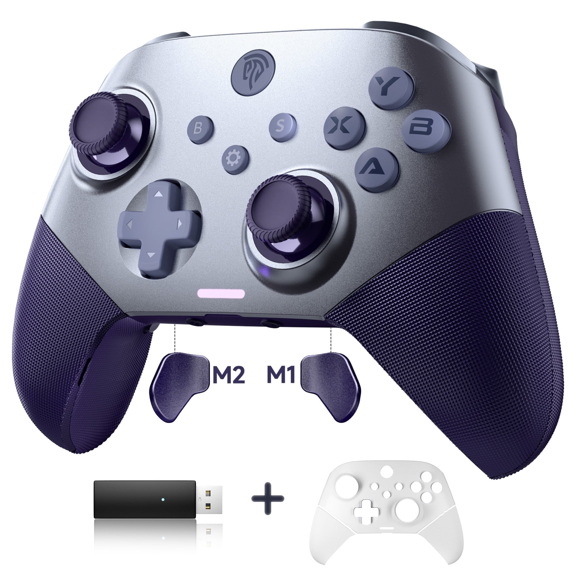 BROUJOY Wireless PC Controller, Bluetooth Gamepad for PC, Switch ...