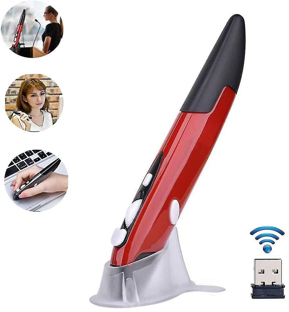 Wireless Pen Mouse, Wireless Optical Pen Mouse Adjustable Handwriting ...