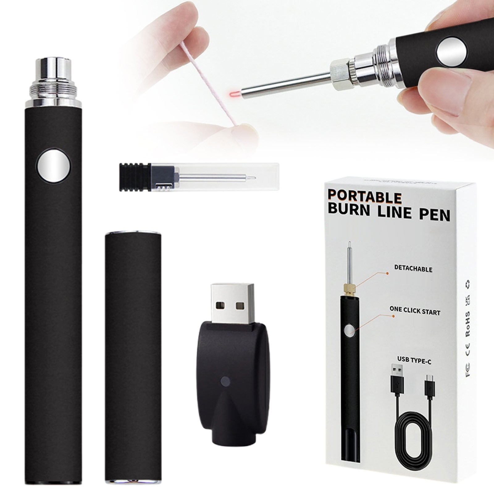 Wireless Pen With Cover Quick Hot Wax Burning Wire Pen Broken Wire ...