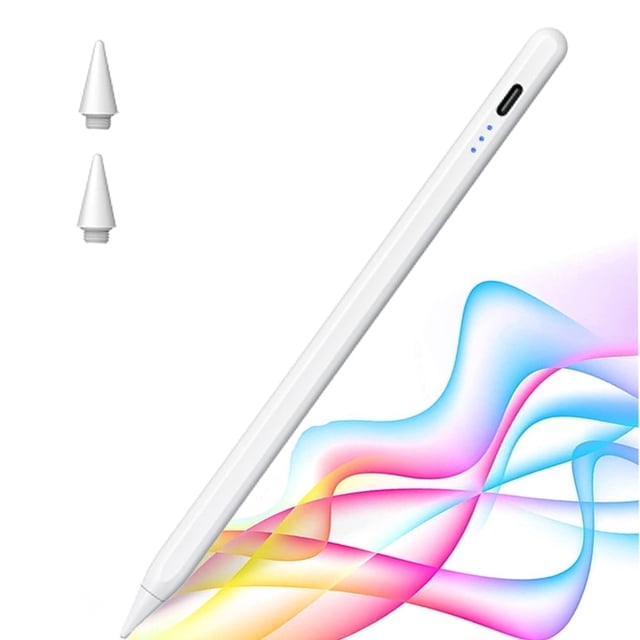 Wireless Pen for iPad 2018-2024,Rechargeable Stylus Pen with Dual Touch ...