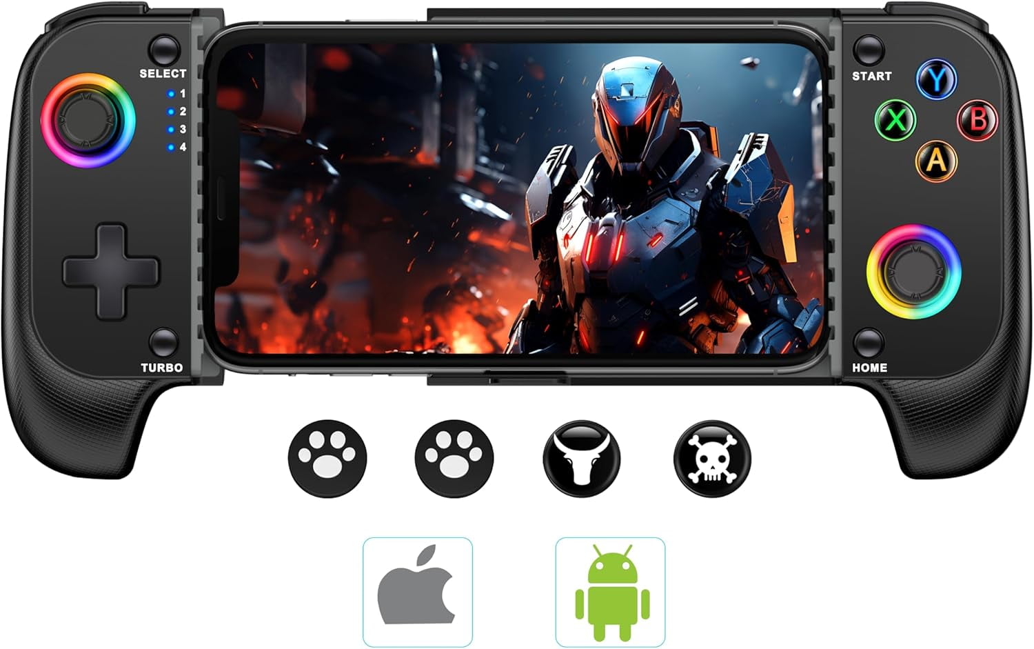 Wireless Phone Controller for iPhone & Android - Mobile Gamepad with ...