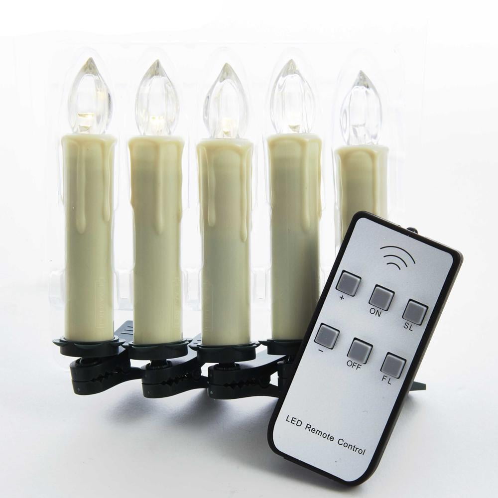 Wireless Pillar LED Candles with Remote, 5-Piece - Walmart.com
