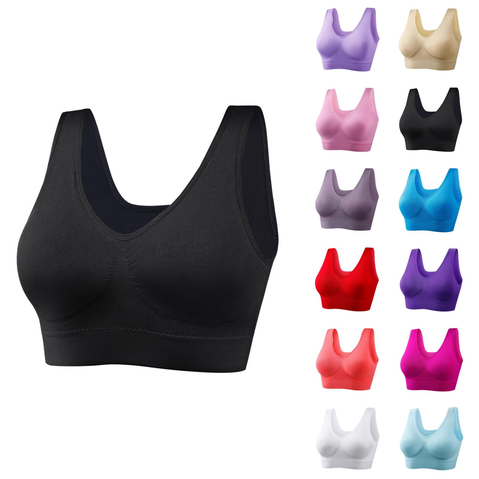 Wireless Plus Size Bras for Women – One Piece Seamless Shapewear Style ...
